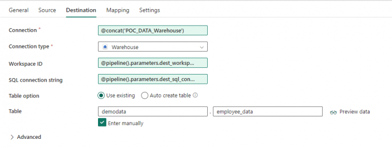 Microsoft Fabric - Deploying Pipelines With Data Warehouse Connections ...